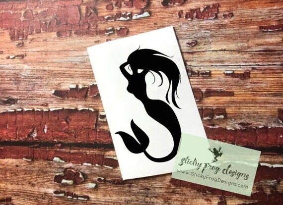 Mermaid Decal Mermaid Car Decal Mermaid Sticker Mermaid | Etsy