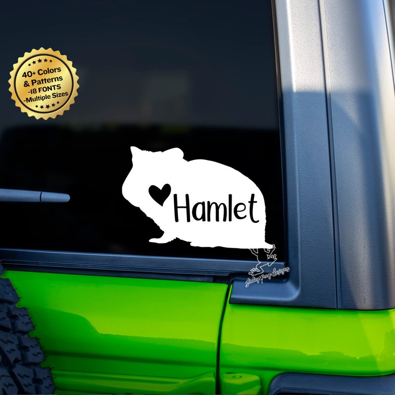 Custom Stickers Hamster - Etsy