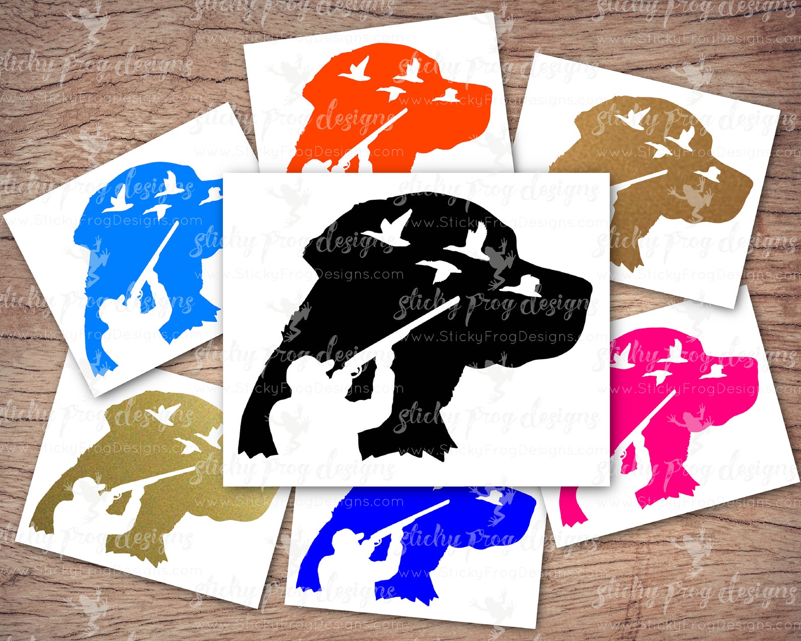 Duck Hunting Decal for Cars, Trucks, Tumblers & More - Lab Duck Hunting ...