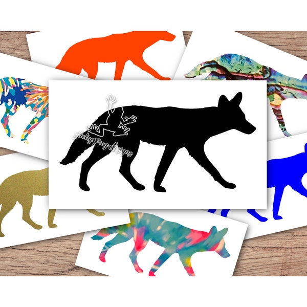 Coyote Decal - Etsy