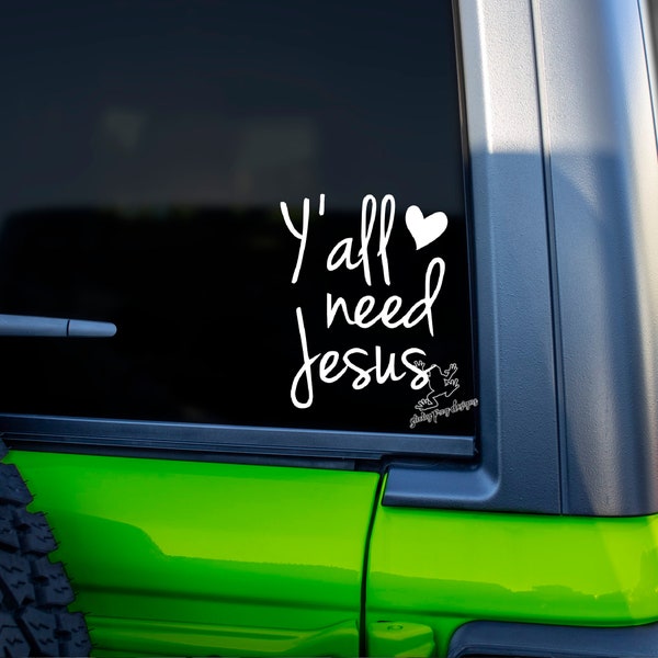 Jesus Decal - Etsy