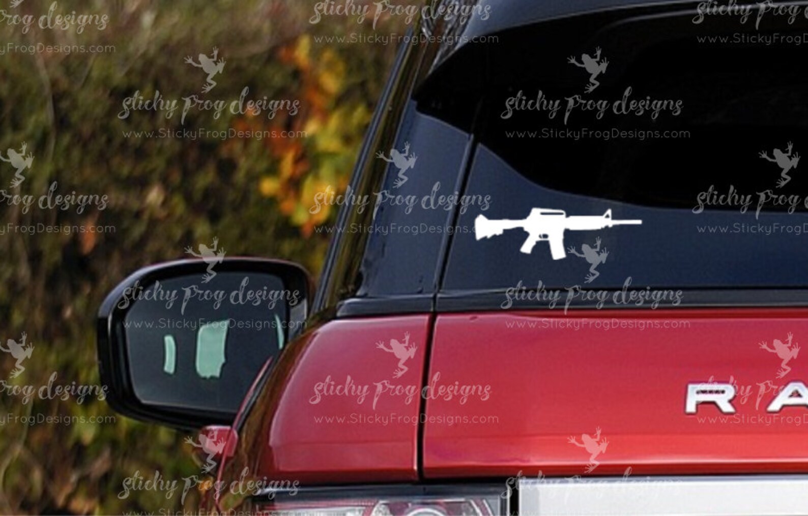 Gun Decal AR-15 Decal Assault Rifle Decal AR Decal Truck - Etsy