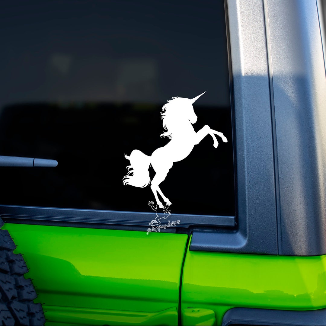 Unicorn Decal for Cars, Tumblers, Laptops and More Mystical Unicorn ...