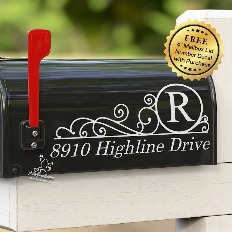 Monogrammed Mailbox - Etsy