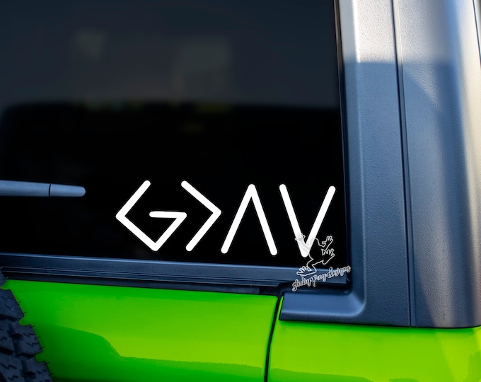 Car Sticker, Faith, Hope, Love, Christian, Jesucristo, for Vehicles ...