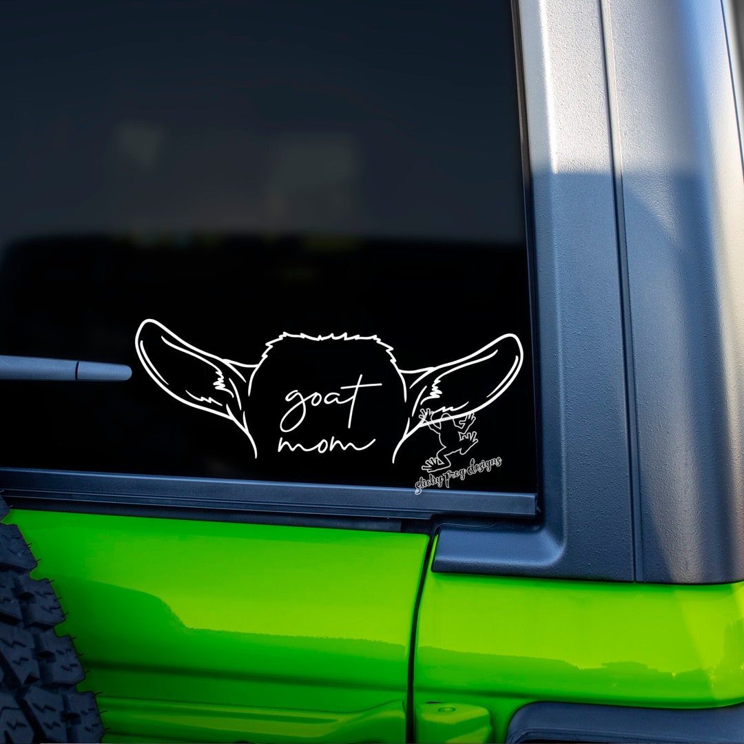 Goat Decal - Personalized Pet Vinyl Sticker - Goat Mom Window Decal ...