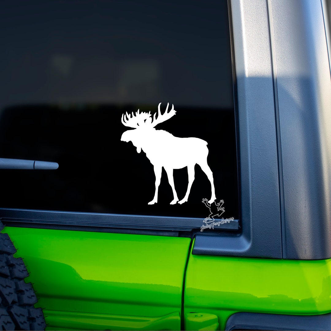 Moose Decal for Cars, Tumblers, Laptops and More! - Mountain Adventure ...