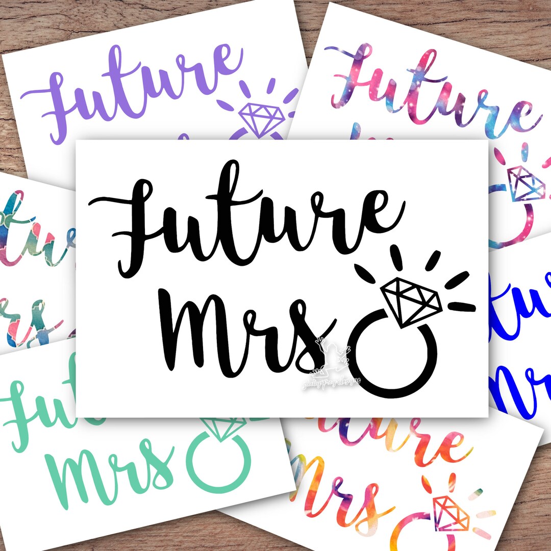 Future Mrs Decal, Engagement Decal, Engagement Tumbler Decal, Future ...
