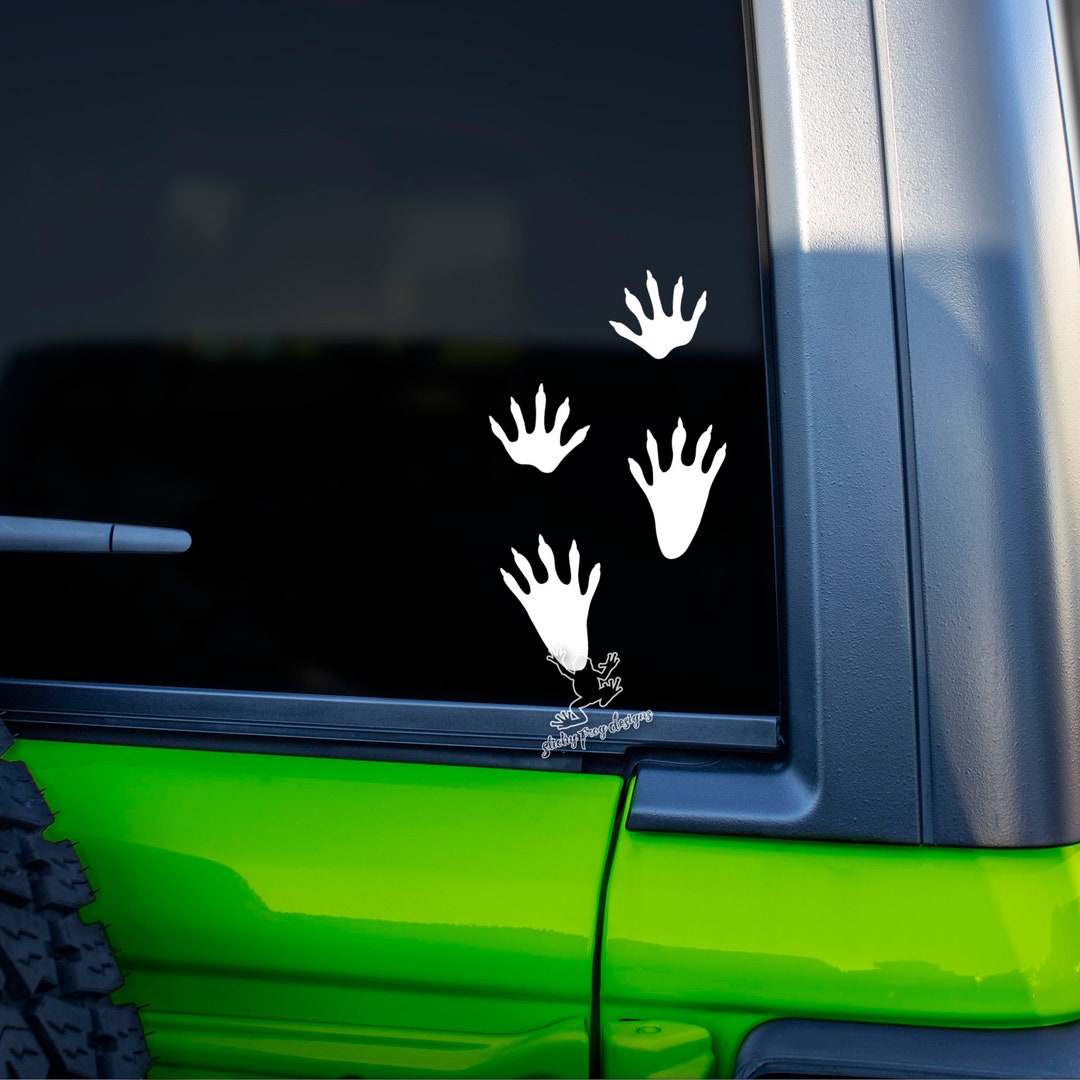 Coon Tracks Decal for Cars & Trucks, Tumblers and More - Raccoon Tracks ...