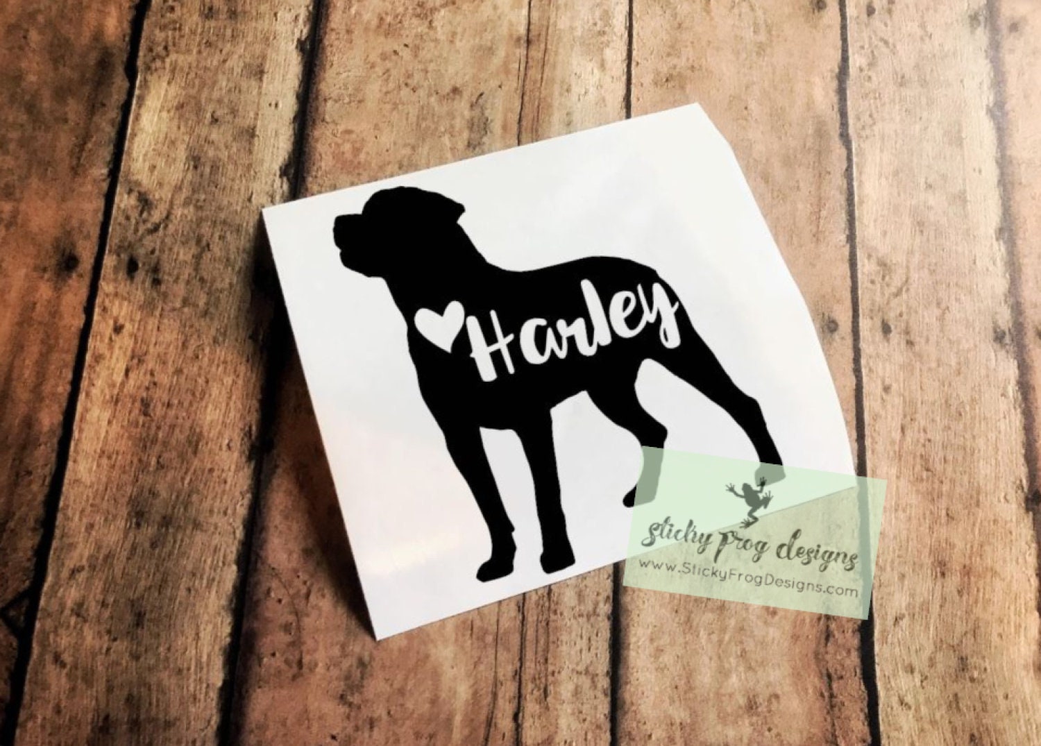 Rottweiler Car Decal - Etsy
