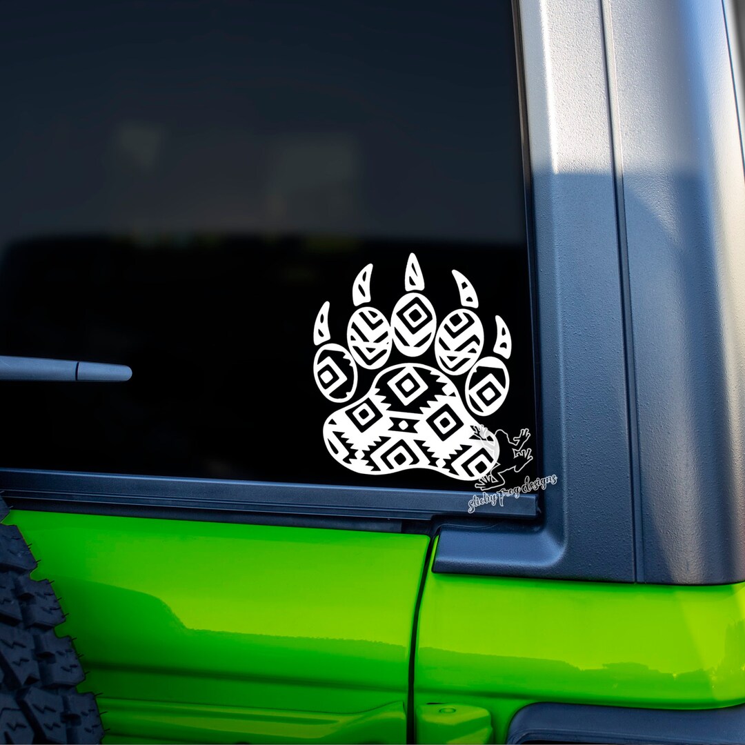 Bear Decal for Cars, Tumblers, Laptops and More - Adventure Stickers ...
