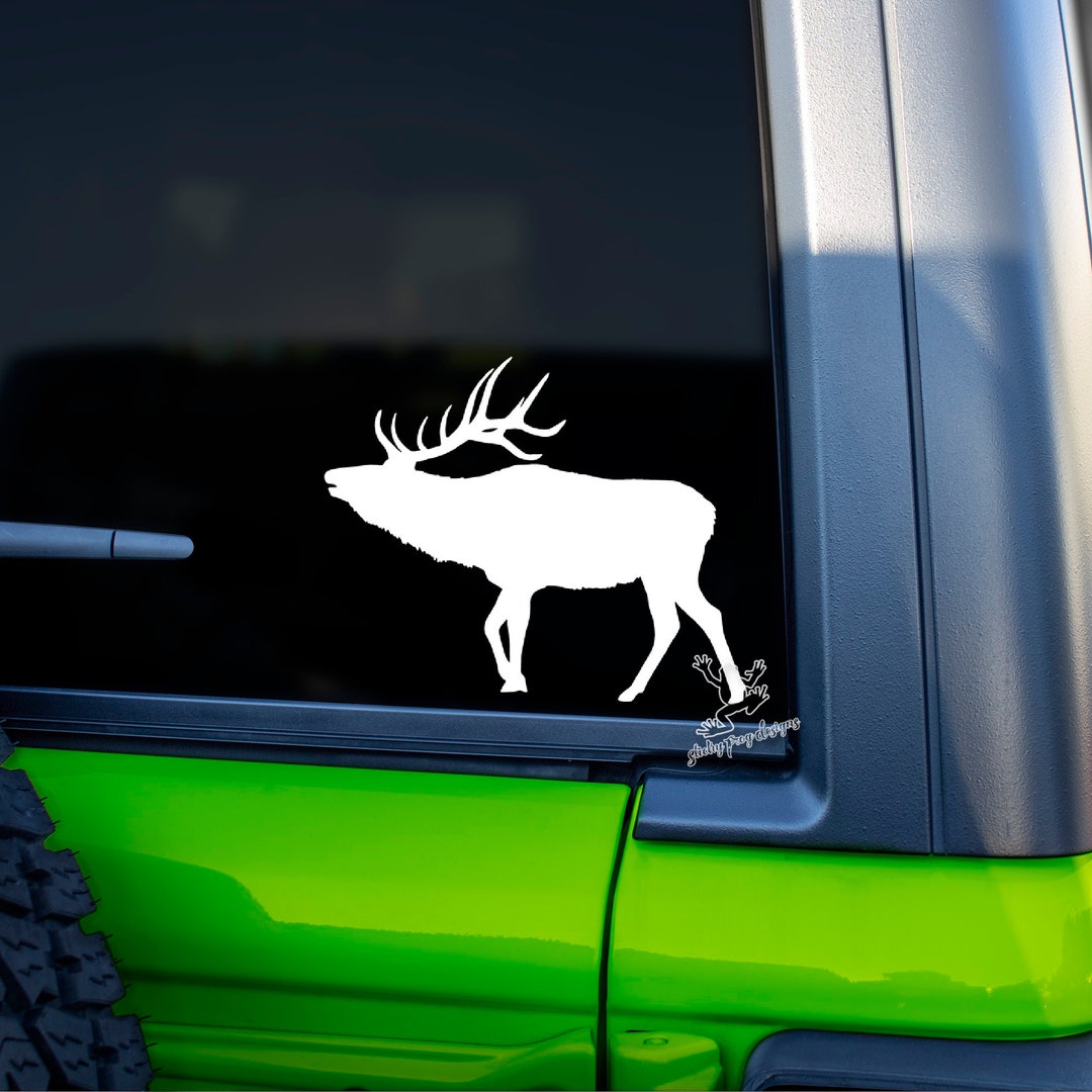 Elk Decal for Cars & Trucks, Tumblers and More! - Elk Hunting Vinyl ...