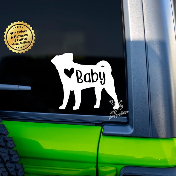 Pug Sticker - Etsy