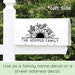 Personalized Flower Mailbox Decal Choose Your Size & Color House ...