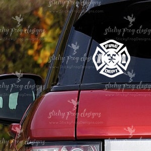 Fire Department Decal Firefighter Decal Fire Logo Decal - Etsy