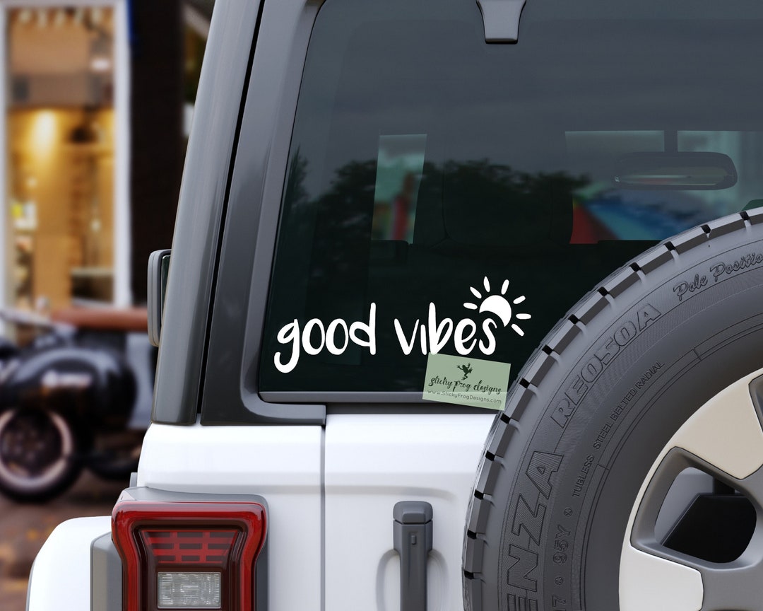 Good Vibes Decal Good Vibes Only Decal Adventure Decal - Etsy