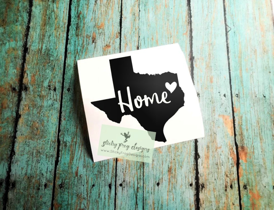 Texas Decal Texas Home Decal Texas Car Decal TX Girl Decal - Etsy