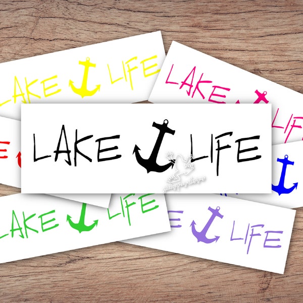 Lake Life Decal - Etsy