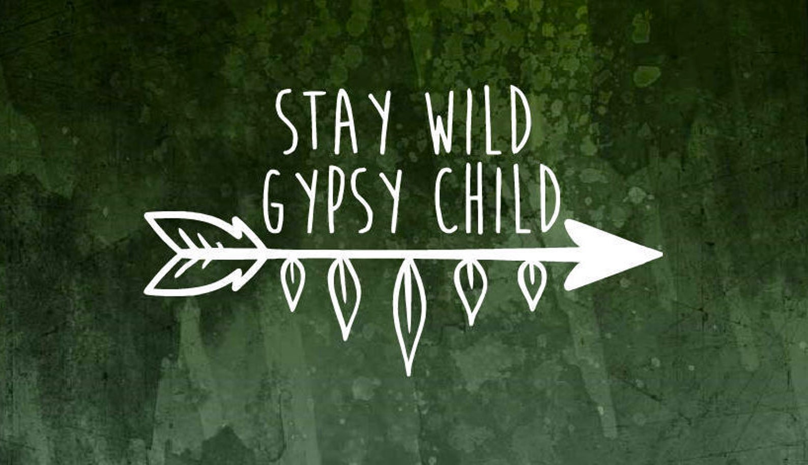 Stay Wild Decal Gypsy Child Decal BOHO Arrow Decal - Etsy