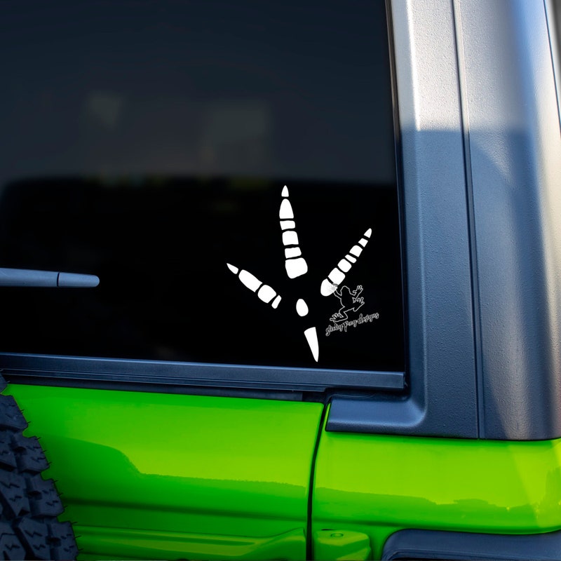 Animal Tracks Car Sticker - Etsy