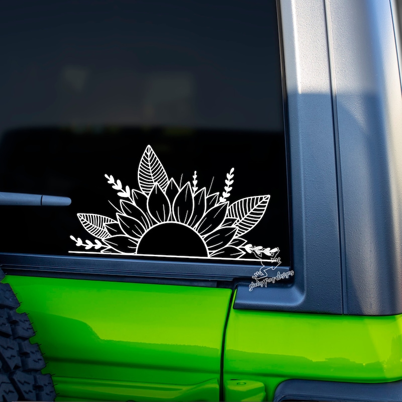 Sunflower Decal - Etsy
