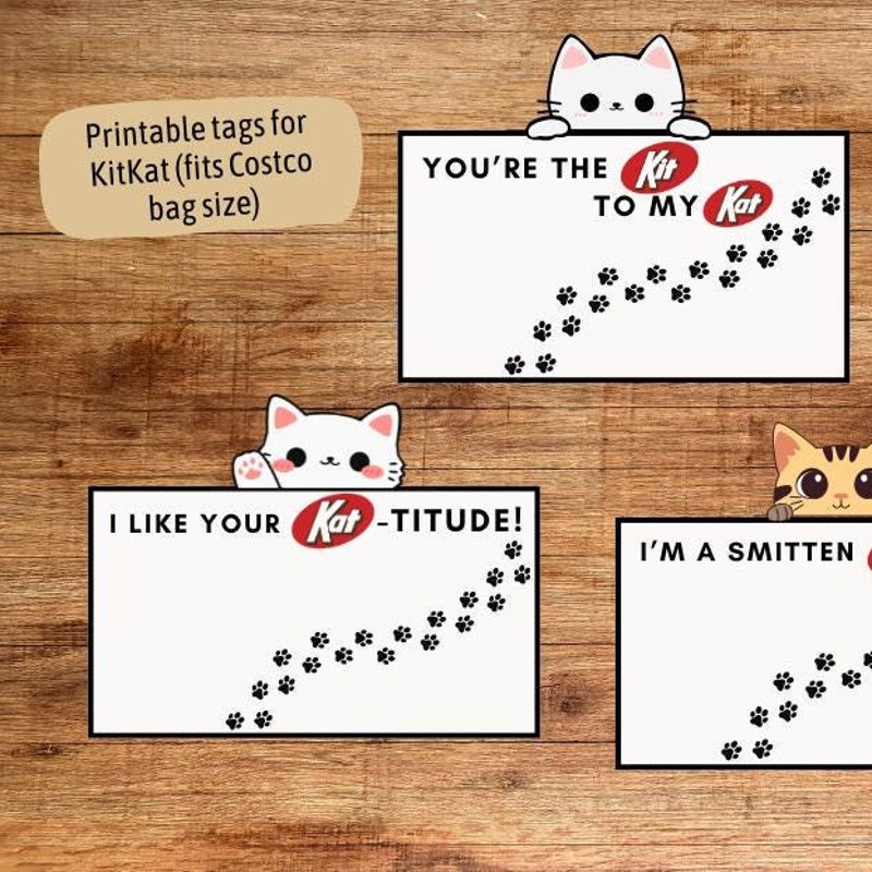 Kit Kat Tag - Etsy