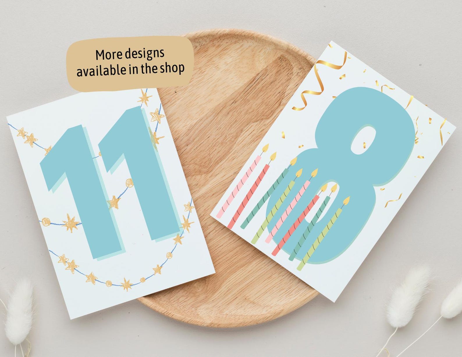 First Birthday Card Printable, One Year Old, PDF (digital Download) - Etsy