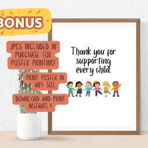 PRINTABLE 7-card BUNDLE + Posters! | Admin and Staff Thank You Card ...