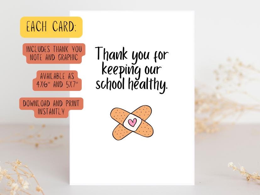 PRINTABLE 7-card BUNDLE + Posters! | Admin and Staff Thank You Card ...