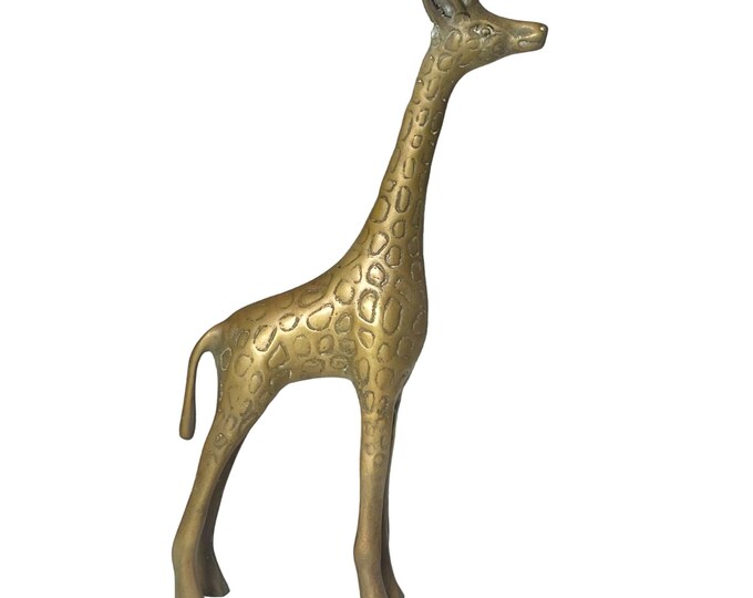 Vintage Brass Giraffe Figurine Bohemian Decor Gift. - Etsy