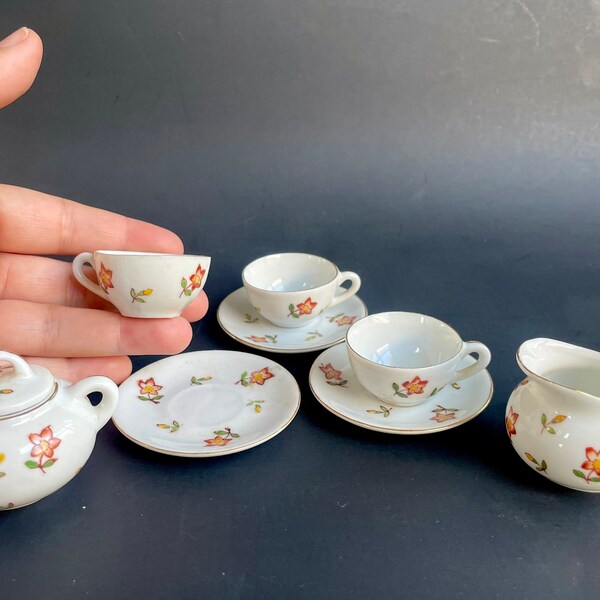 Miniature Tea Set - Etsy