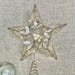 Vintage Capiz Shell Tree Topper Star With Pearls & Silver Tone Metal ...