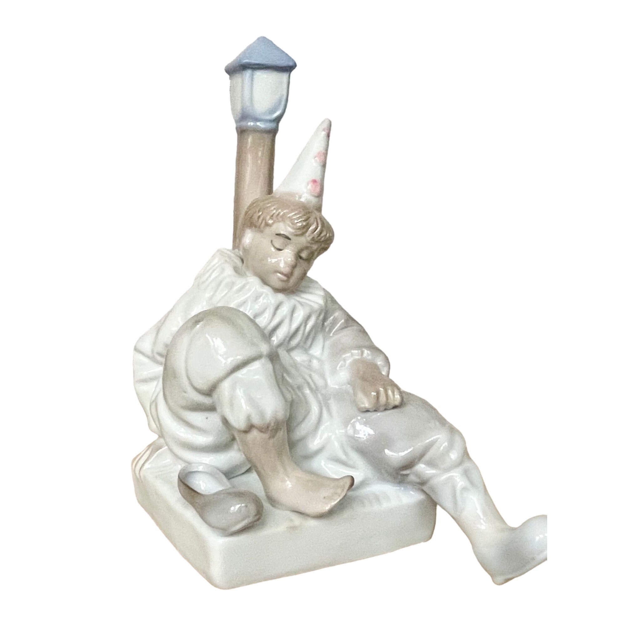 Vintage Albert Price Clown on Lamp Post Figurine - Fine Porcelain ...