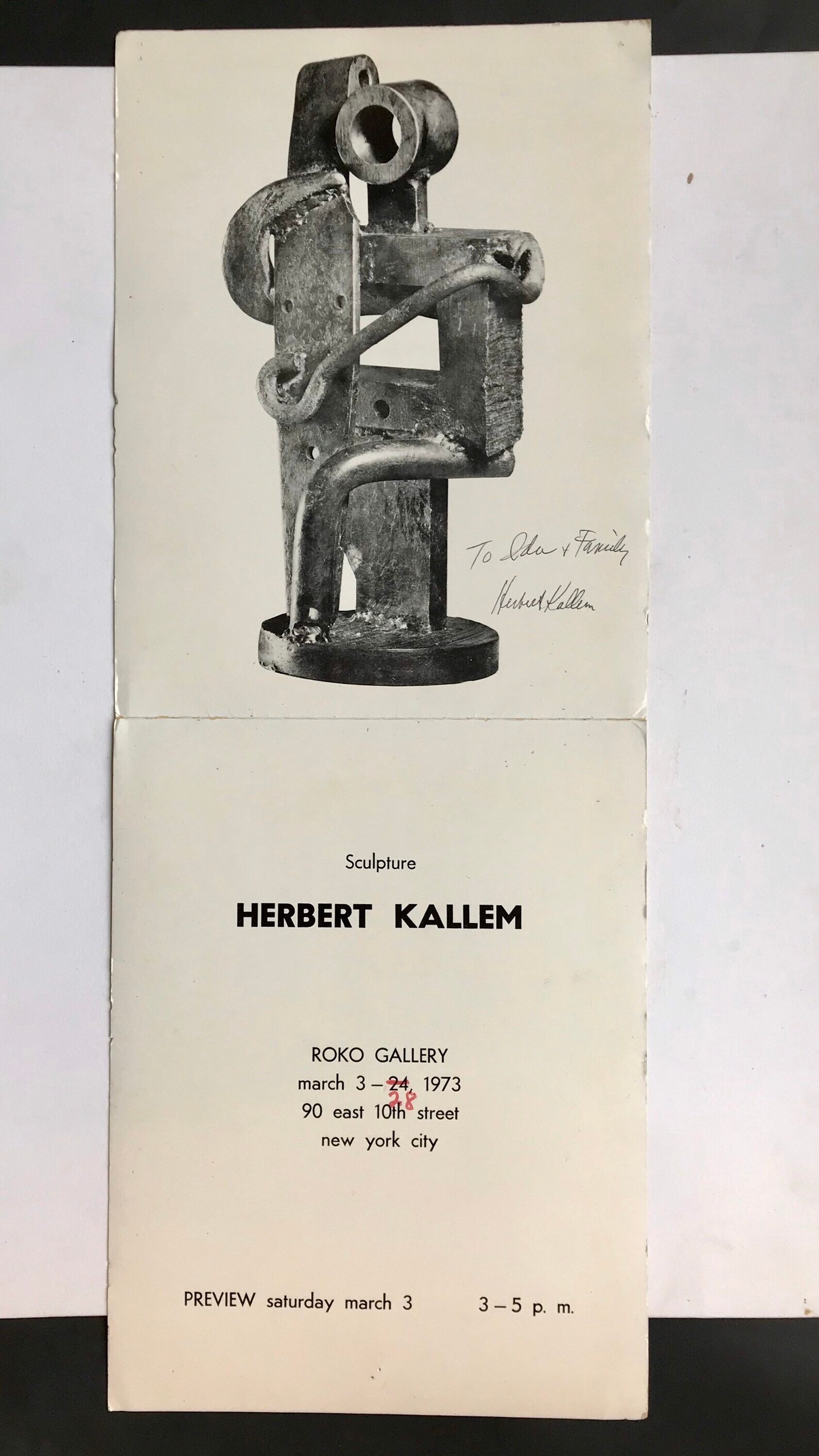 Herbert Kallem Signed Show Printout by Roko Gallery NY in 1973 - Etsy
