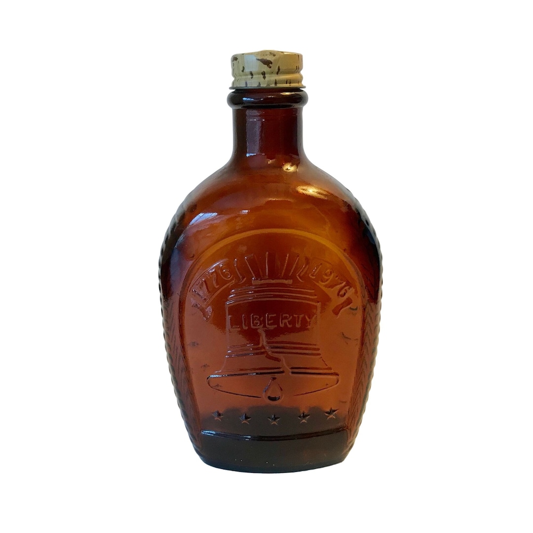 Vintage Maple Syrup Bottle From the Bicentennial 1976 Liberty Bell Log ...