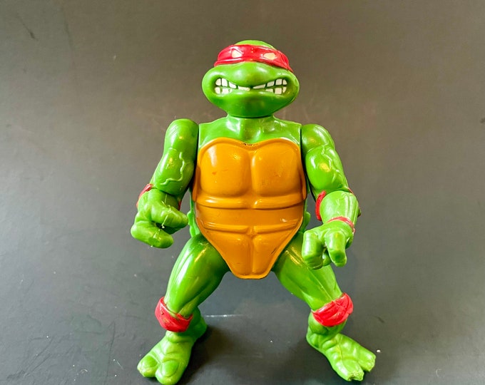 Vintage 1988 Raphael Ninja Turtle Action Figure Retro TMNT, Retro 80s ...