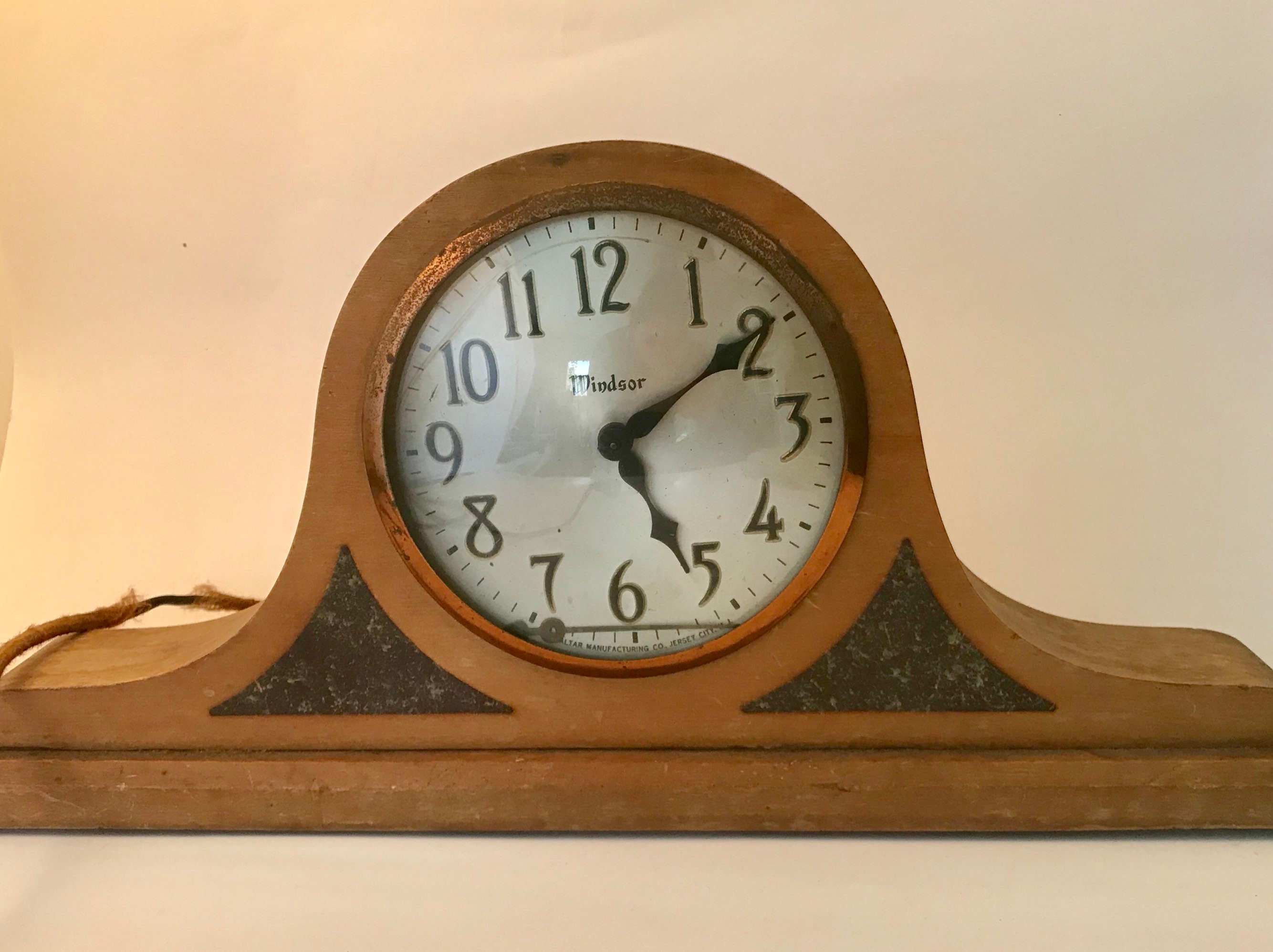 Antique Windsor Mantle Clock Electric Large Vintage Mantle - Etsy