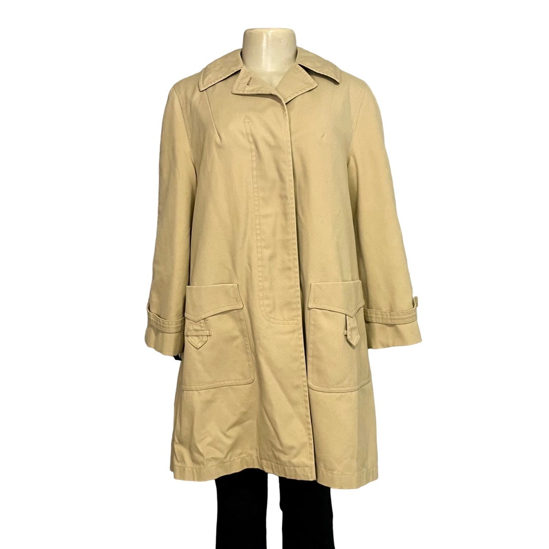Vintage Trench Coat by Misty Harbor All Weather Size M 1960s Women ...