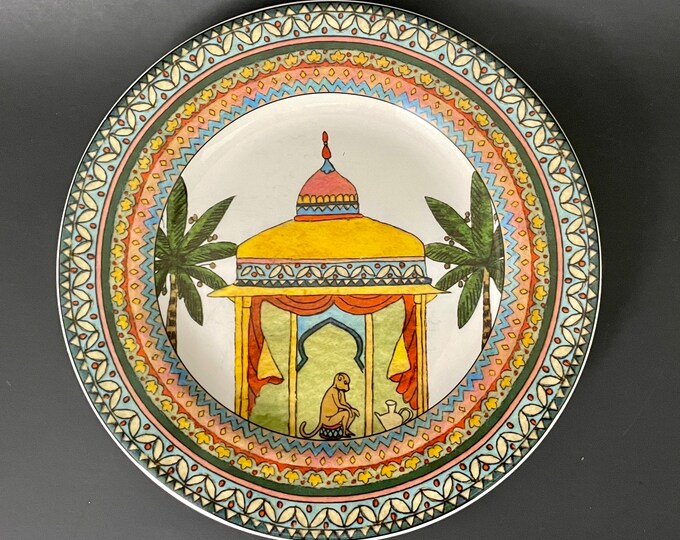 Vintage World Market Voyage Monkey Plate PRICED INDIVIDUALLY Made ...