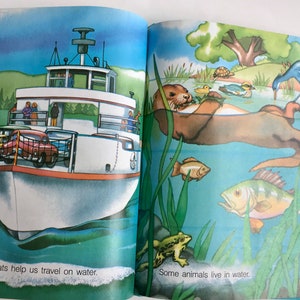 Lets Go Outside Vintage Children Book With 6 Different Stories for Kids ...
