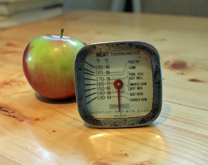 Vintage Springfield Meat Thermometer, Cooking / Kitchen Thermometer - Etsy