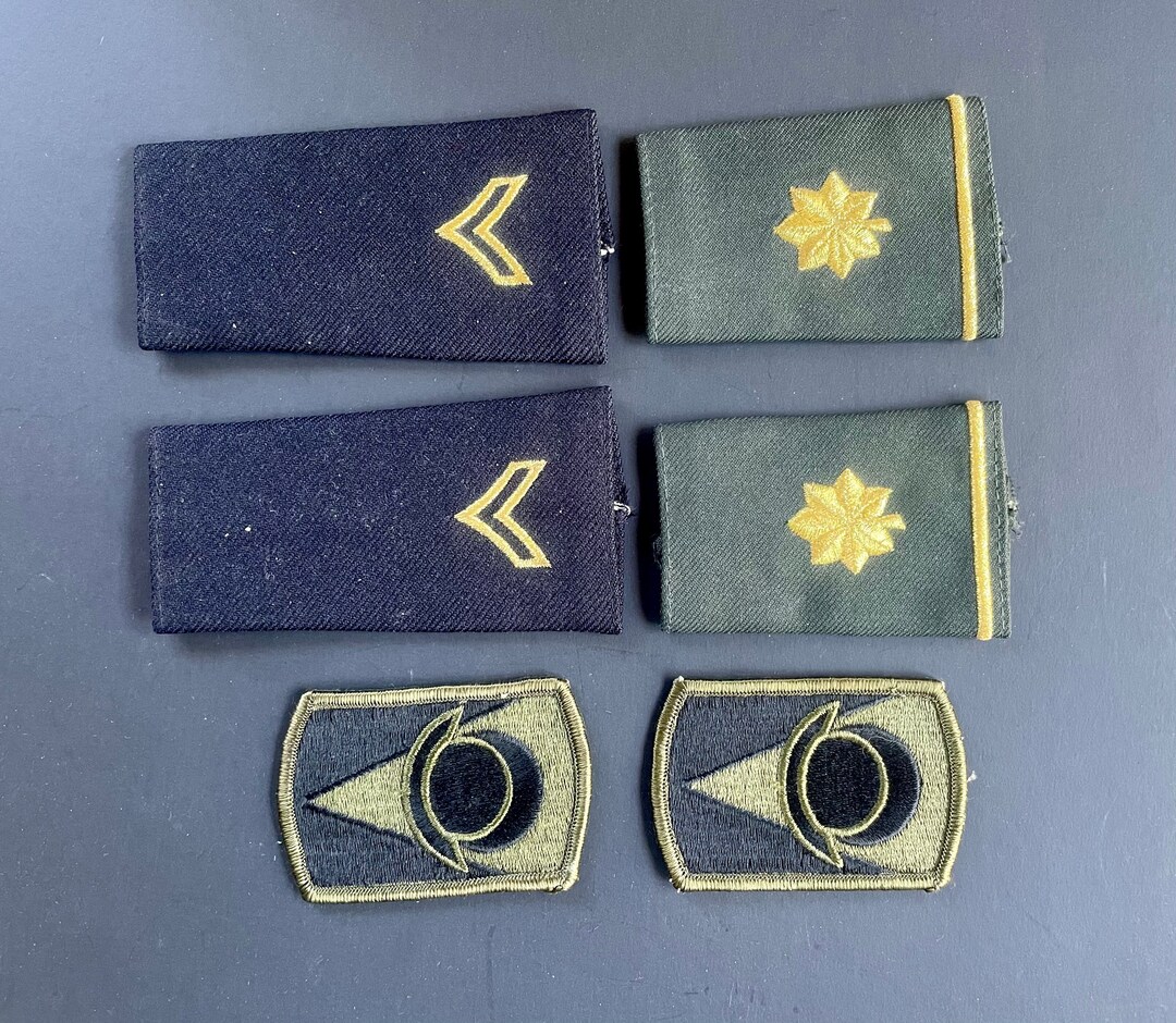 Vintage Military Uniform Patches Lot of 6 Shoulder Patch Vintage Army ...