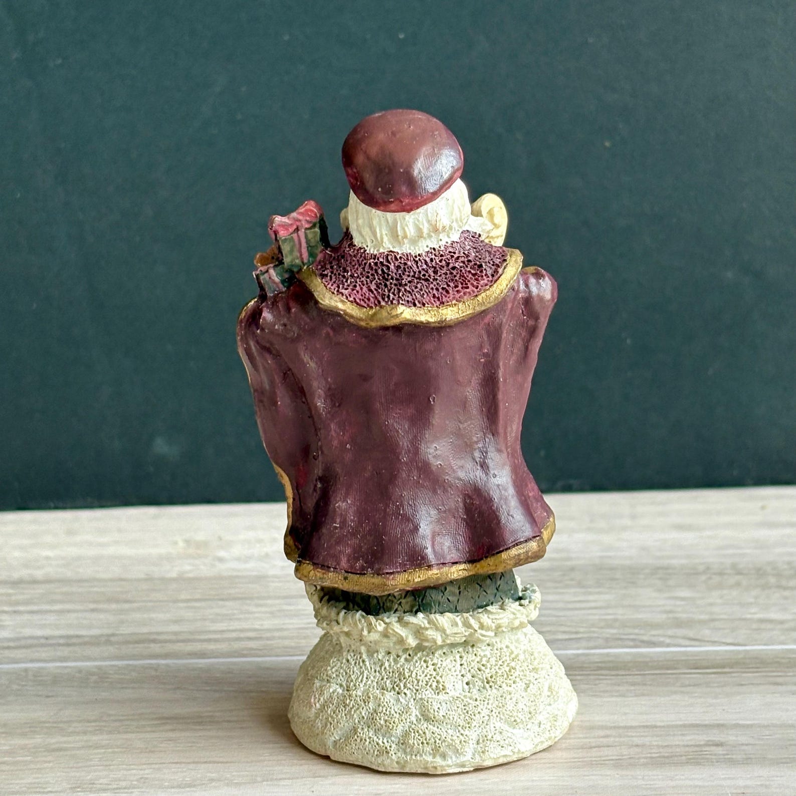 Vintage Santa Figurine by DTD Norfolk | Resin Father Christmas With ...