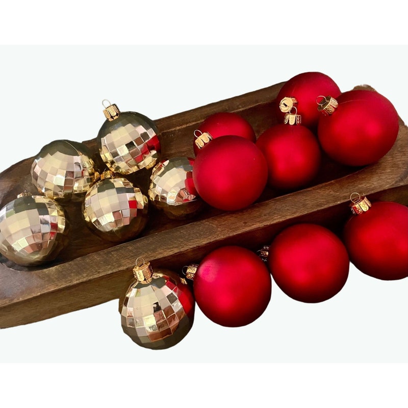 Red Ball Ornament - Etsy