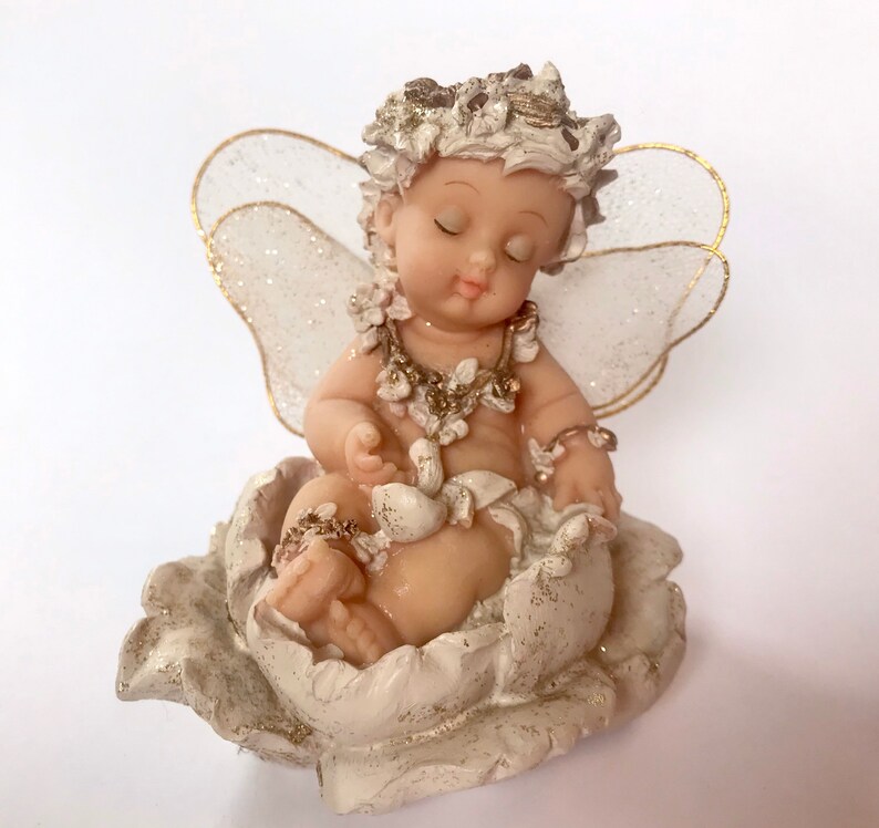 Vintage Mesh Wings Fairies or Angels Figurines by Turtle King - Etsy