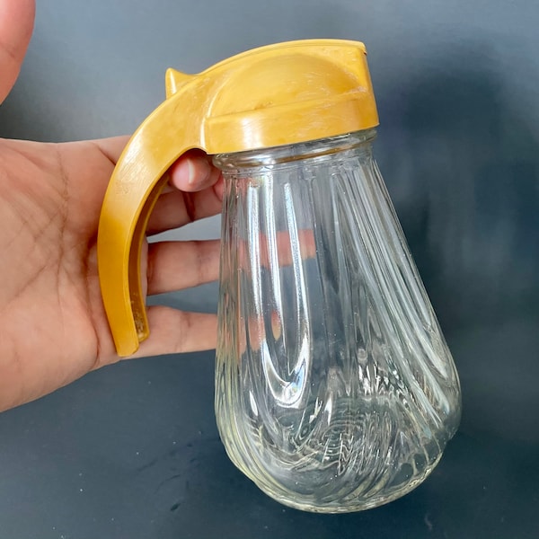 Glass Syrup Pitcher - Etsy