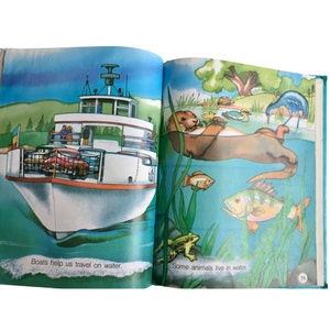 Lets Go Outside Vintage Children Book With 6 Different Stories for Kids ...