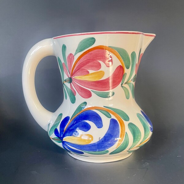 Hand Painted Pitcher - Etsy