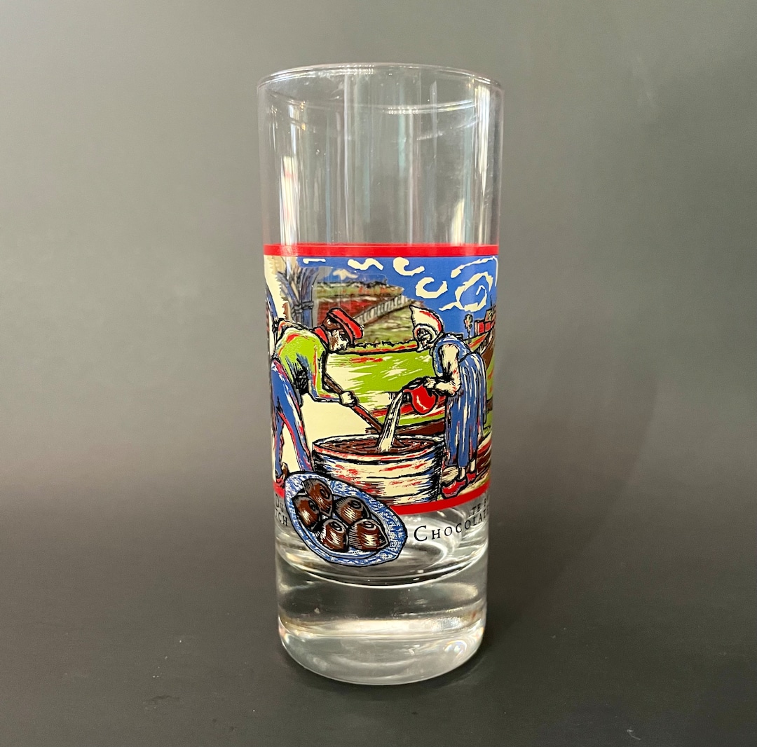 Vintage Vincent Van Gogh Spirits Glass | Chocolate Vodka Cocktail ...