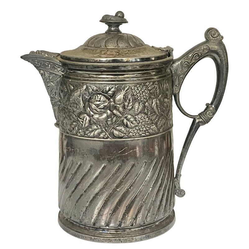 Silver Plate Pitcher - Etsy